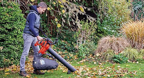 Mobile leaf vacuums for leaf-free paths and land | Einhell.com.ar